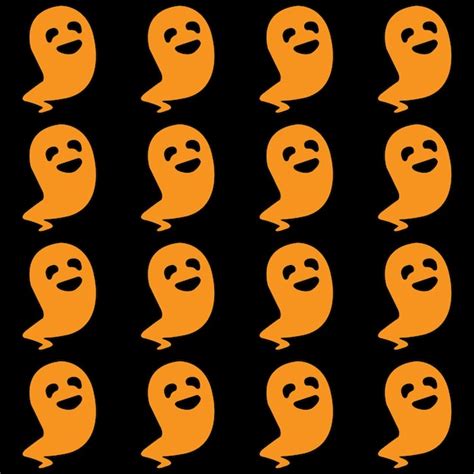 Premium Vector Ghost Pattern