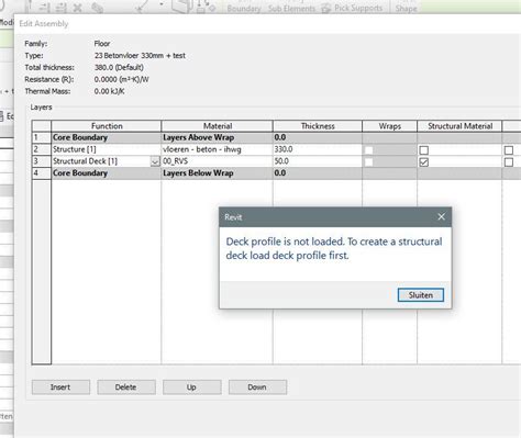 Solved Structural Deck Profile Error Autodesk Community