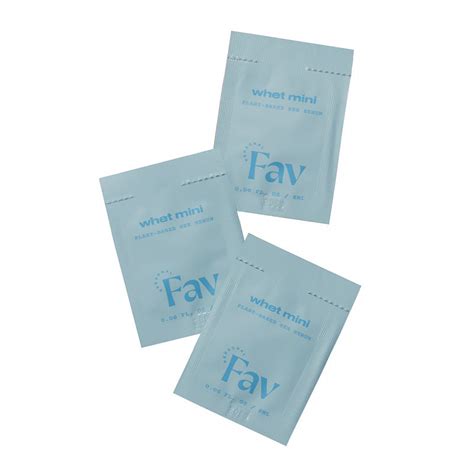 Personal Fav Whet Plant Based Sex Serum Pillows 50 Count 2 Ml