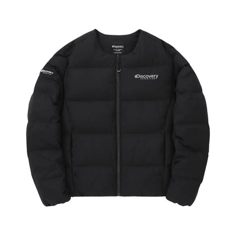 W 디스커버리 익스페디션 픽토르 U 구스 다운 라이트웨이트 패딩 블랙 Discovery Expedition Kream