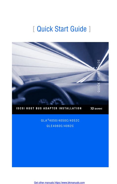 Qlogic Qla4050 Quick Start Manual Pdf Download Manualslib