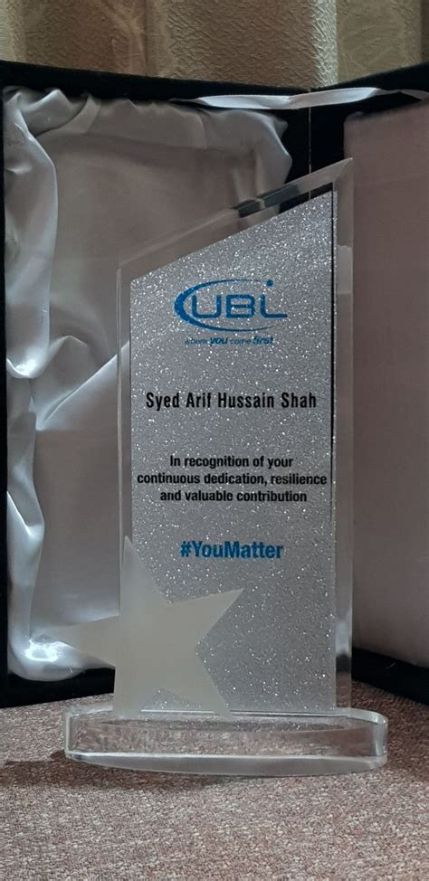 Syed Arif Hussain Shah On Linkedin Ubl Ubl 19 Comments