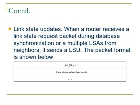 link state protocol