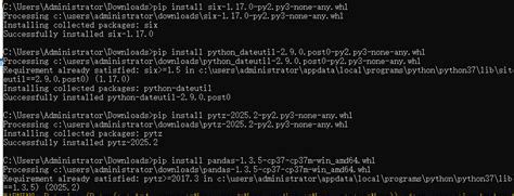 Python如何离线安装pandasnumpy Csdn博客