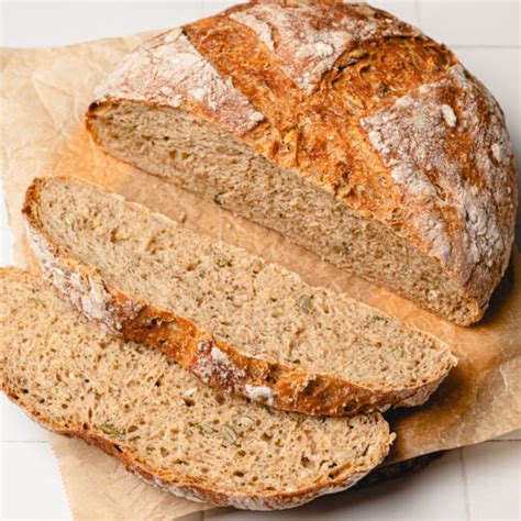 Seeded Multigrain Bread No Knead Ellie Likes Cooking