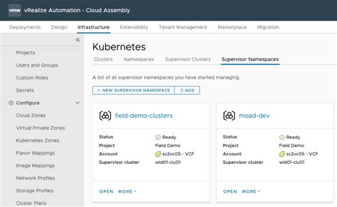 On Demand Workload Clusters On VSphere With Tanzu Using Cloud Assembly VMware Cloud Management