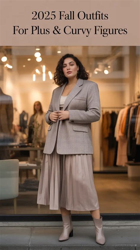 2025 Fall Outfits For Plus And Curvy Figures Casual Chic Looks With