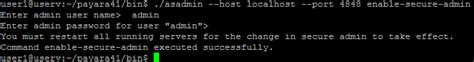 Glassfish Enable Secure Admin Java Tutorial Network