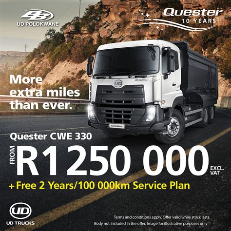 The Quester Cwe 330 Truck Is Now In Ud Trucks Polokwane