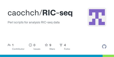 Github Caochchric Seq Perl Scripts For Analysis Ric Seq Data