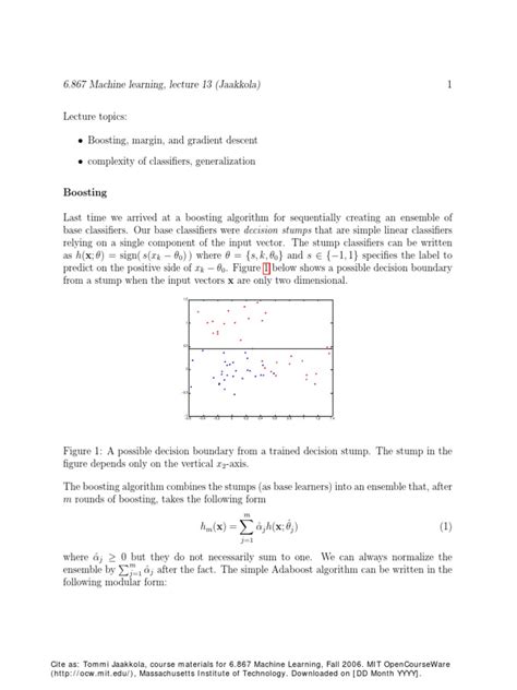 Lec13 Pdf Pdf Statistical Classification Machine Learning