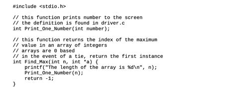 Solved Include This Function Prints Number To The