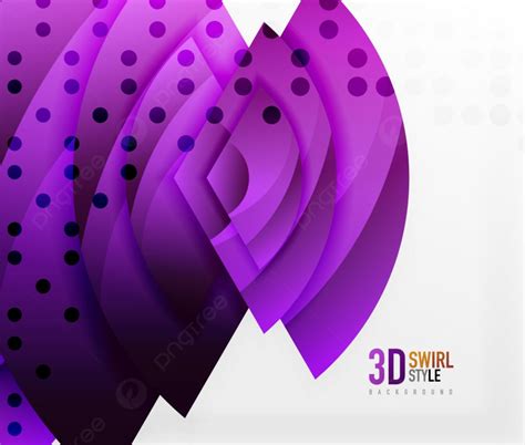 Swirl And Wave 3d Effect Objects Background Design Fun Bright