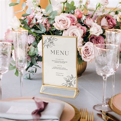 Wedding Table Sign Holders 60 Photos