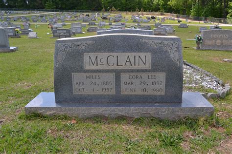 Cora Lee Ward Mcclain 1892 1980 Find A Grave Memorial