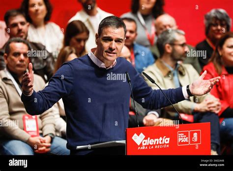 The Secretary General Of The Psoe And President Of The Government
