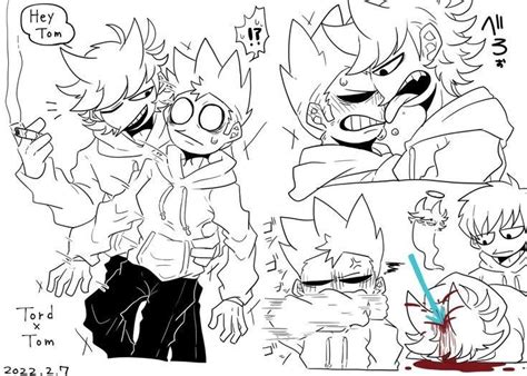 Tom Tord Edd Eddsworld Komik Romantis Kartu Komik