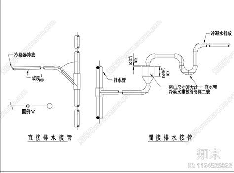 水管接管施工图下载【id 1124526822】 知末案例馆