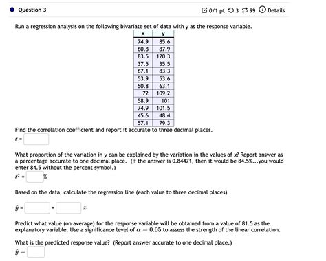 Solved In A Statistics Course A Linear Regression Equation Chegg