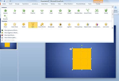 Rotate Shapes In Powerpoint Animation By Degrees