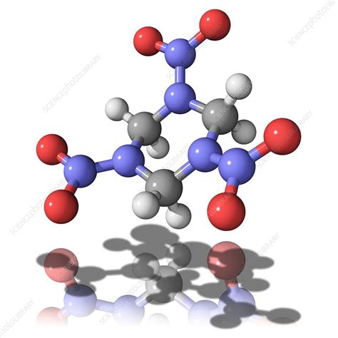 Rdx Explosive Molecule Stock Image F003 4852 Science Photo Library