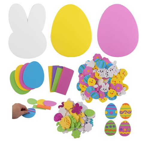 Cheep N Cheerful 159 Pieces Foam Easter Craft Set Fun Foam Easter Cra Cheepncheerful