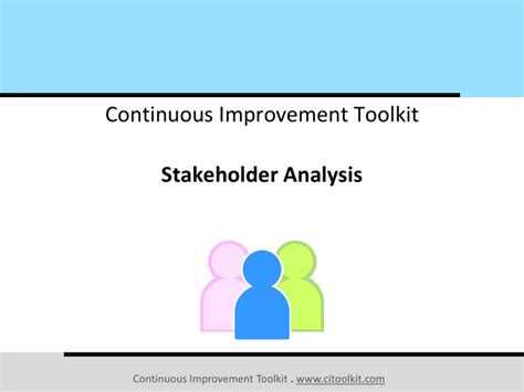 Ppt Stakeholder Analysis Continuous Improvement Toolkit