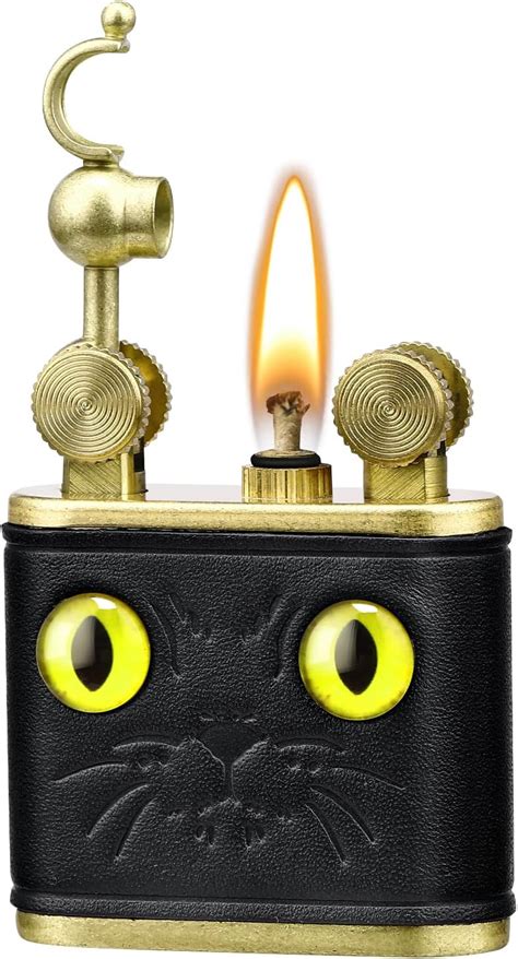 Morisk Cool Kerosene Lighters Fluid Refillable Cute Cat