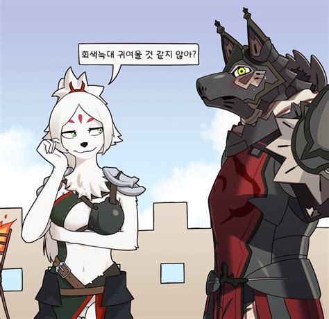 Helga And Rolf World Flipper Drawn By Jeifierkorfiorano01 Danbooru