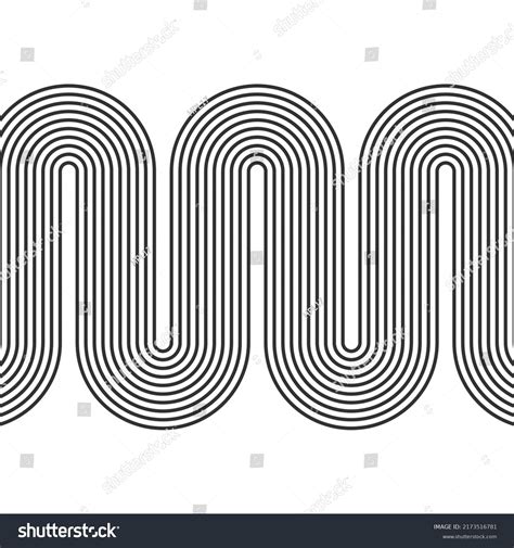 Simple Line Background Vector Illustration Stock Vector Royalty Free