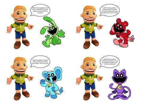 Hank Huckerdoo Meets The Smiling Critters Comic By Tazyanadevil On Deviantart