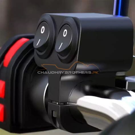 DUAL ON OFF ALUMINIUM SWITCH Chaudhrybrothers Pk