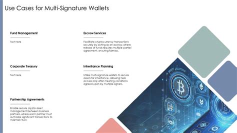 Use Cases For Multi Signature Wallets Ppt Powerpoint St Ai Ss Ppt Example