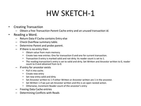 ppt nested transactional memory model and preliminary architecture sketches powerpoint