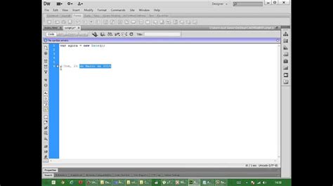 01 Criando Calendário Com Javascript Part 01 Youtube