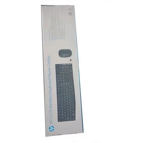 Black HP CS10 Wireless Keyboard Mouse Combo For Laptop Model Name Number 108 At Rs 1130 Piece