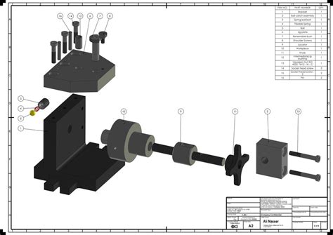 Indexing Drill Jig 3d Cad Model Library Grabcad