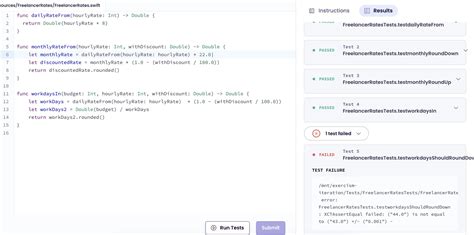 exercism swift freelancerrates r exercism