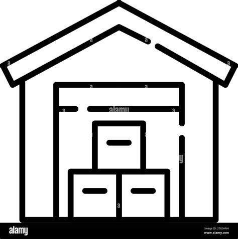 Warehouse With Stack Of Parcels Delivery Service Pixel Perfect
