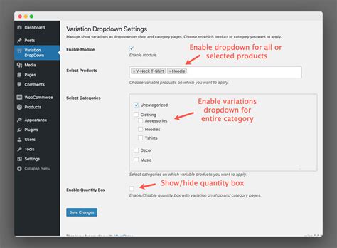 Show WooCommerce Product Variations Dropdown On Shop Page Plugin By KoalaApps