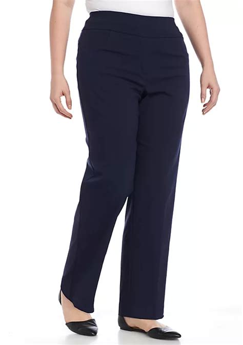 Ruby Rd Plus Size Millennium Pull On Pants Short Length Belk