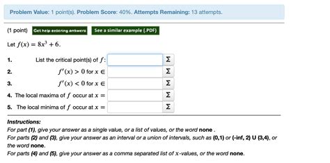 solved problem value 1 point s problem score 40