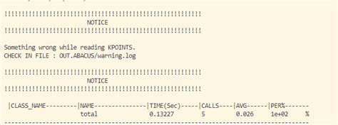 Can Not Read Kpt File With `line` Mode By Libri Version · Issue 205 · Abacusmodeling Abacus