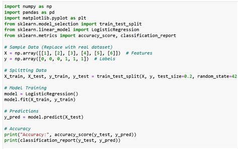 Machinelearning Logisticregression Datascience Python