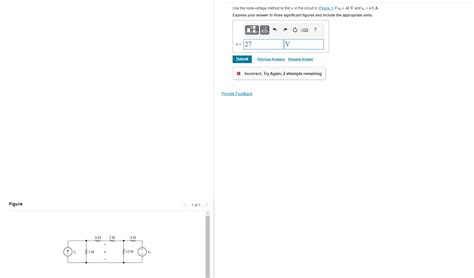 Solved Use The Node Voltage Method To Find V In The Circuit Chegg