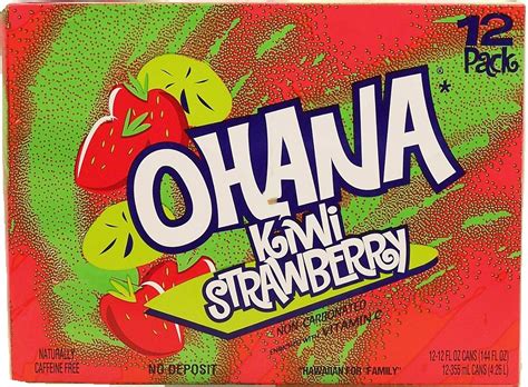 Faygo Ohana Kiwi Strawberry Soda 12 Pack Of 12 Oz Cans Soda Soft Drinks