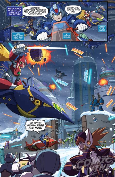 Exclusive Preview Sonicmega Man Worlds Unite Vol 1 Mega Man Mega