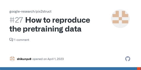How To Reproduce The Pretraining Data Issue Google Research Pix Struct Github
