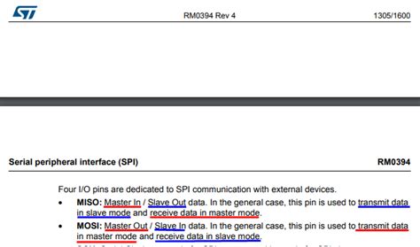 Solved Connections For Stm32l4 Spi Slave Stmicroelectronics Community
