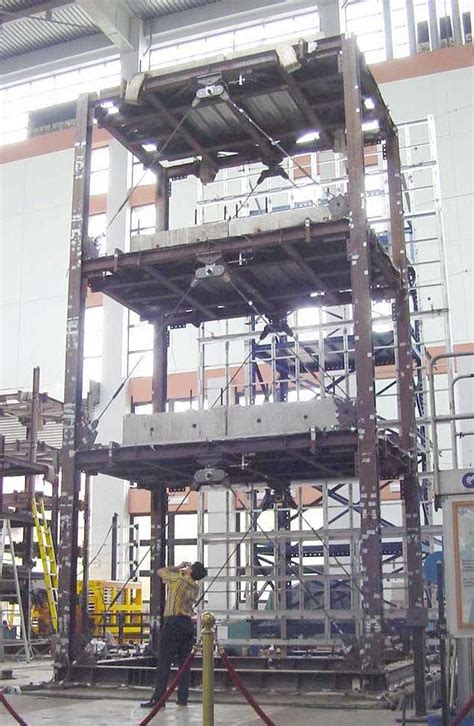 shake table testing of steel structure equipped with rfds in ncree lab download scientific